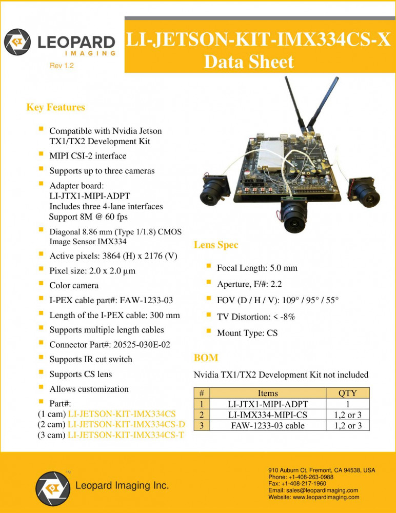 Camera kit document page 1