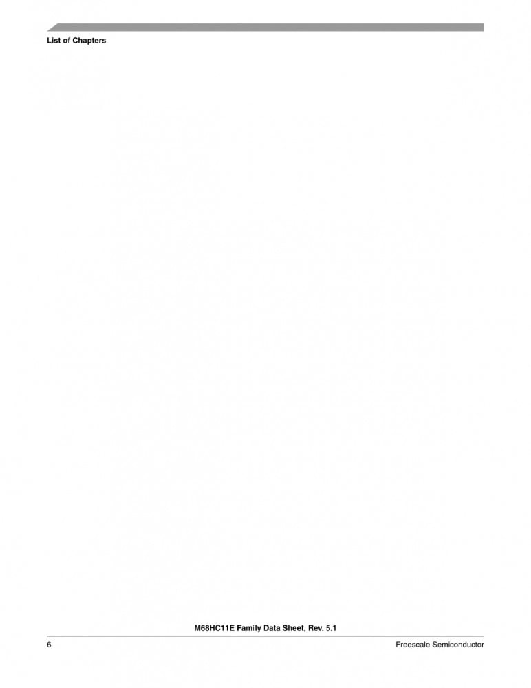 M68HC11E datasheet page 6