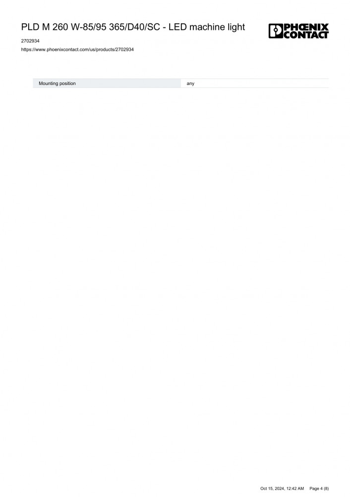 Phoenix Contact 2702934 technical document page 4