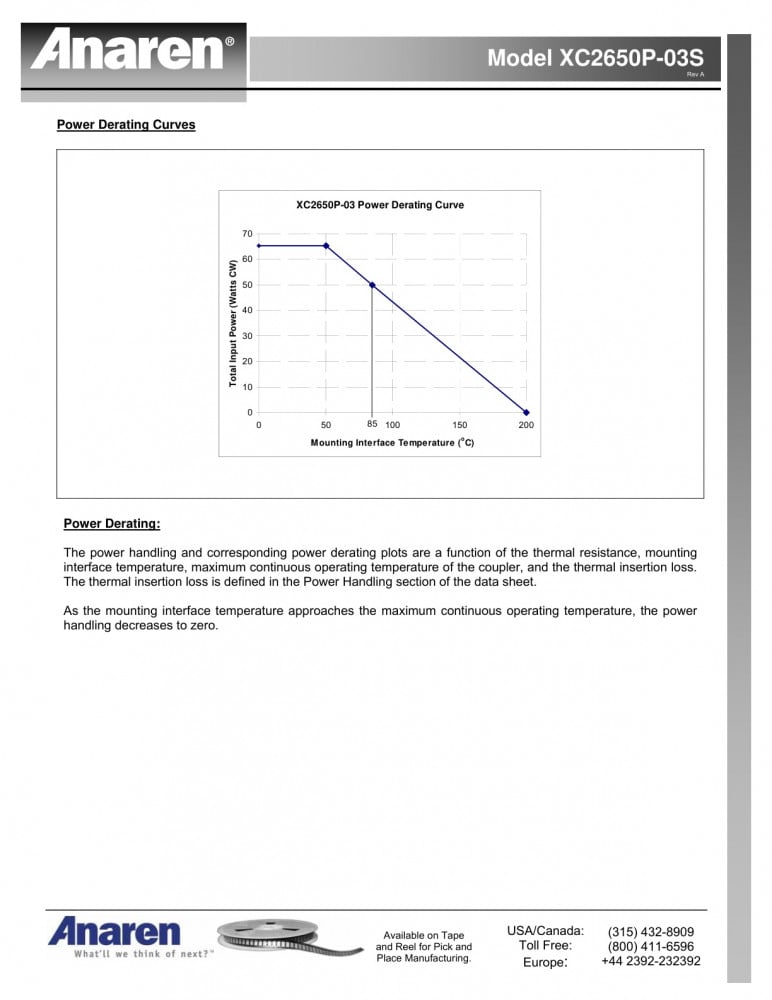 XC2650P-03S datasheet page 3
