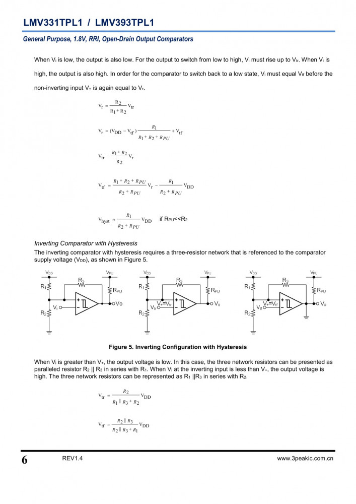 LMV393TP-VR datasheet page 6