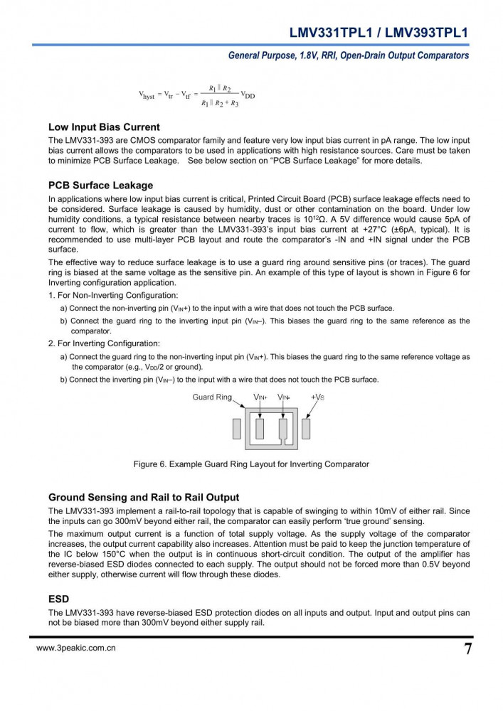 LMV393TP-VR datasheet page 7