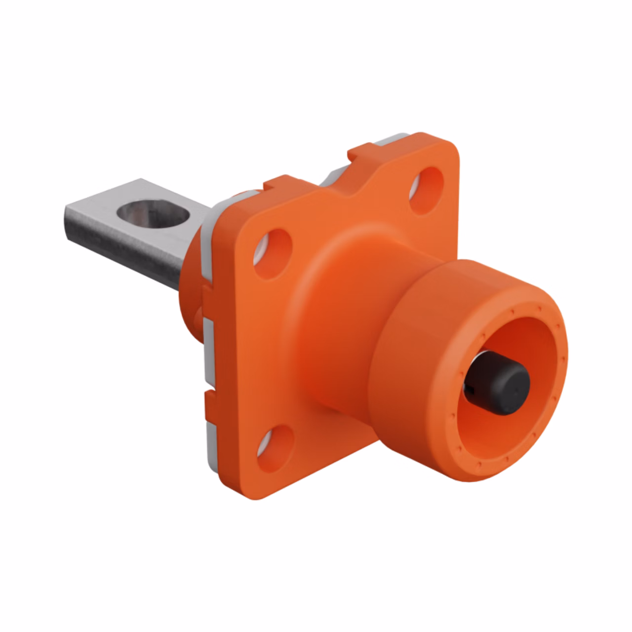 SideWize 3.40mm, 1-circuit, Orange Bulkhead Connector, Flat Blade, Tray for sale