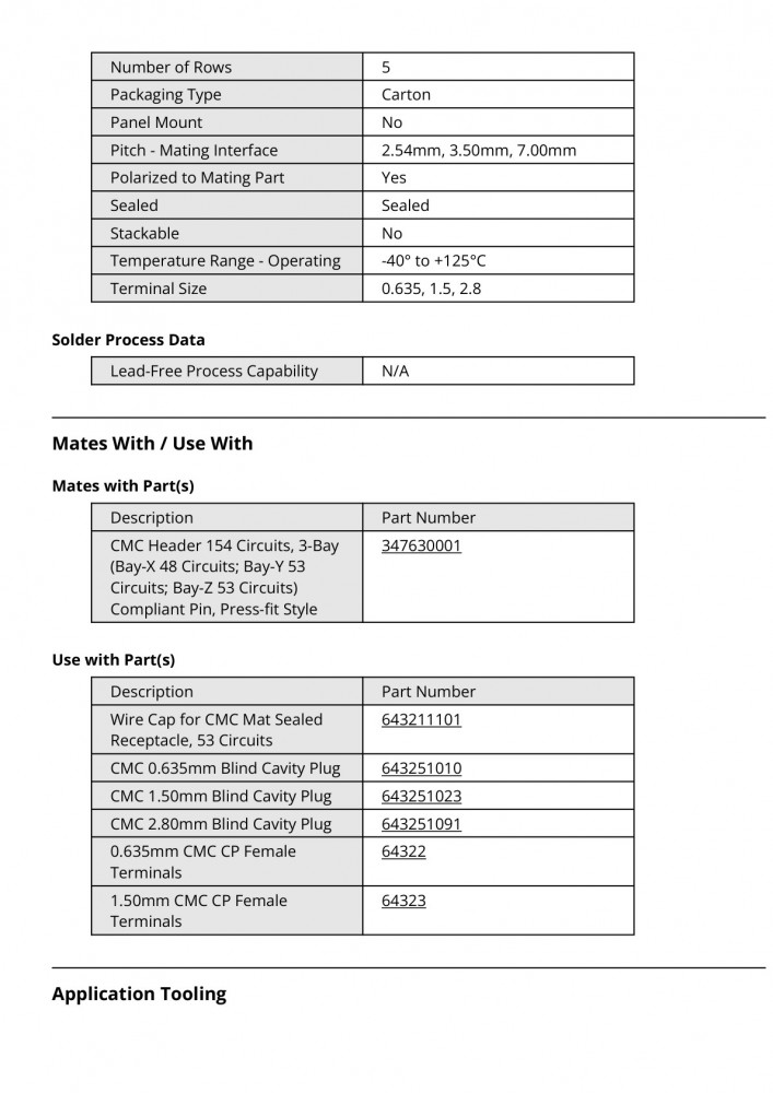 Technical document image 3 for MOLEX 643212011