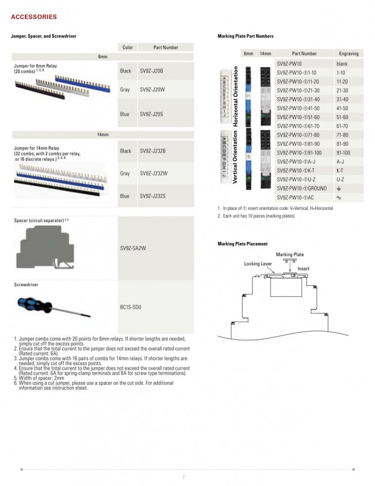 IDEC RV8 series documentation page 7