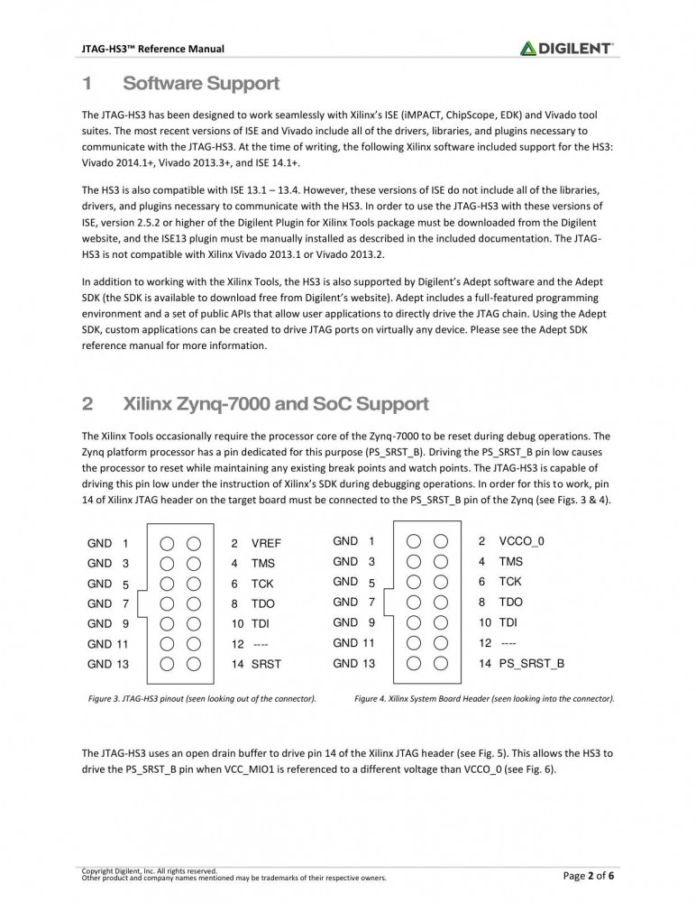 JTAG-HS3 technical document page 2