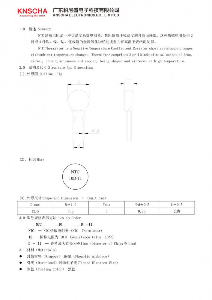 206RV174 specification sheet page 4