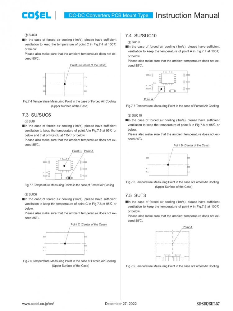 Cosel SUW32415C technical document page 7