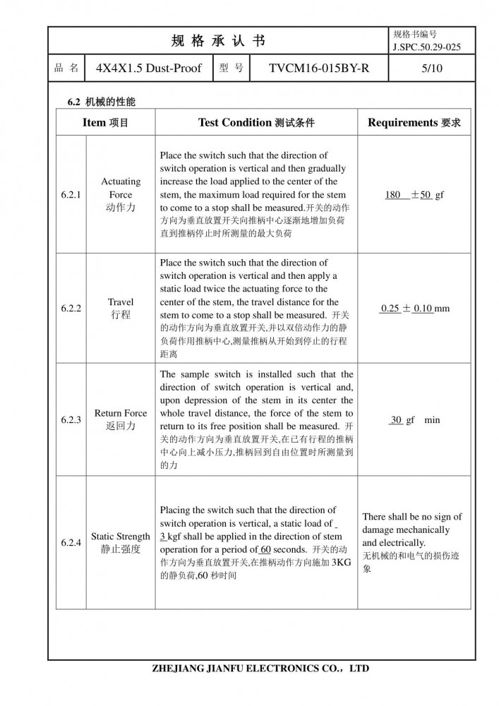 TVCM16-015BY-R specification page 6