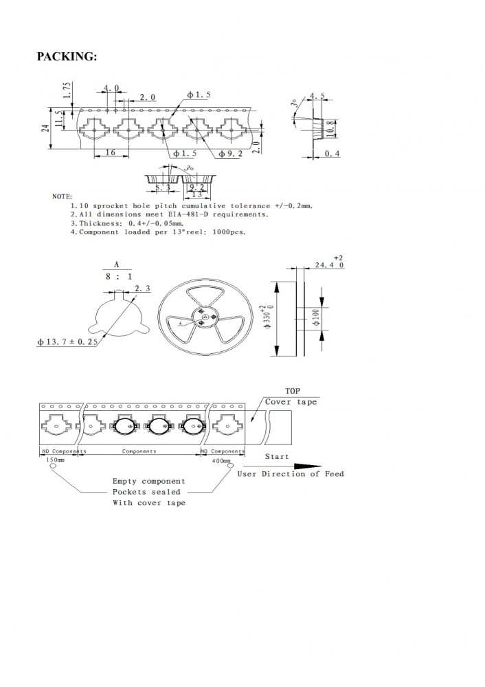 YS-SBZ9032C03R16 specification page 6