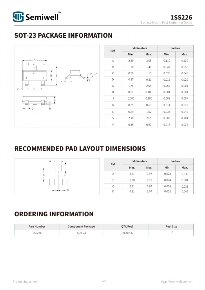 1SS226 product documentation page 4