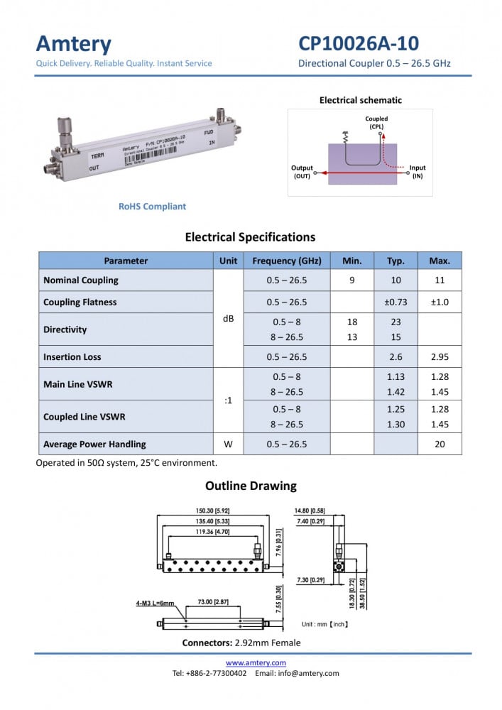 CP10026A-10 technical document page 1