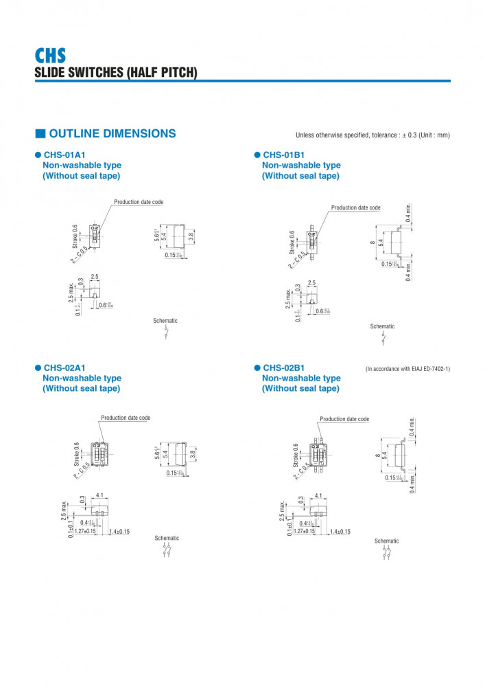 Nidec CHS-08TA1 datasheet page 4
