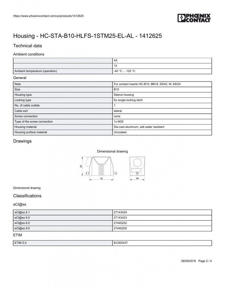 Phoenix Contact 1412625 technical document image 2