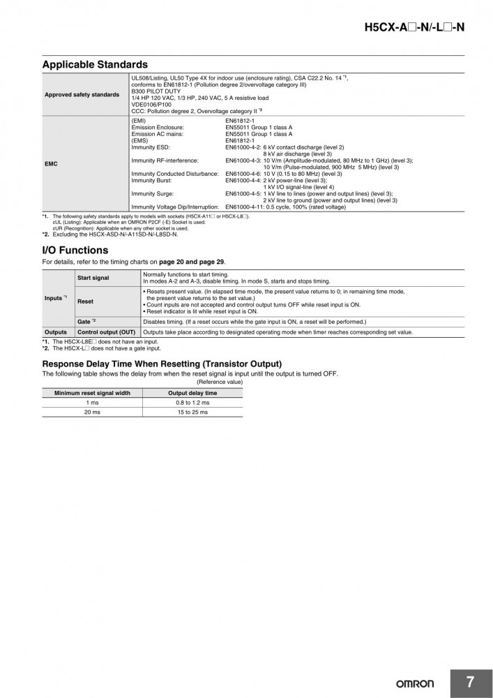 H5CX digital timer document page 7