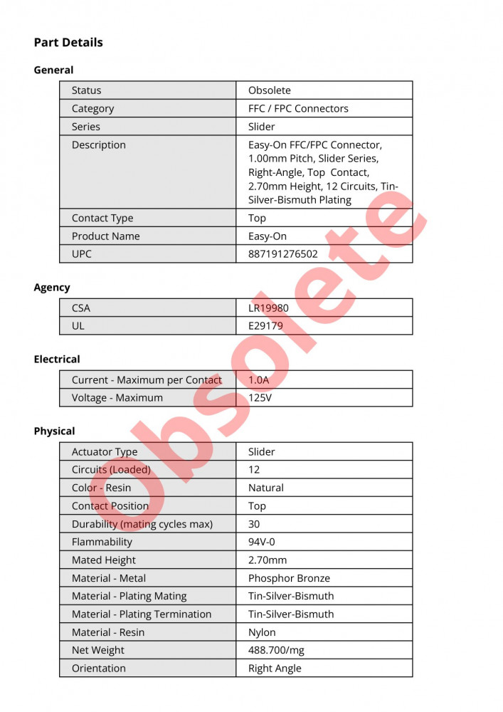 Product document preview, page 2