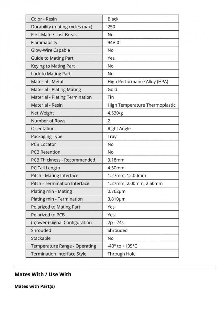 MOLEX 459852241 technical document page 3
