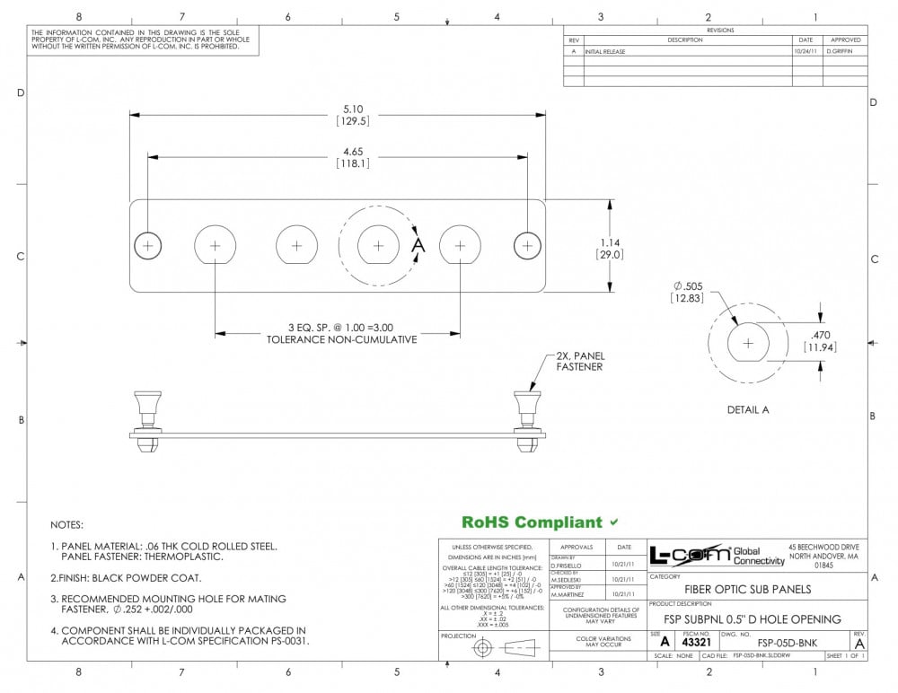 FSP-05D-BNK technical document
