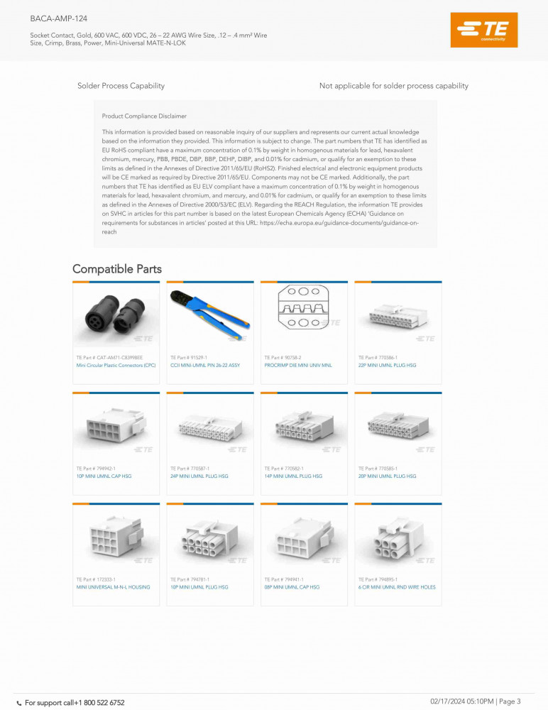 TE Connectivity 1-770902-0 document page 3