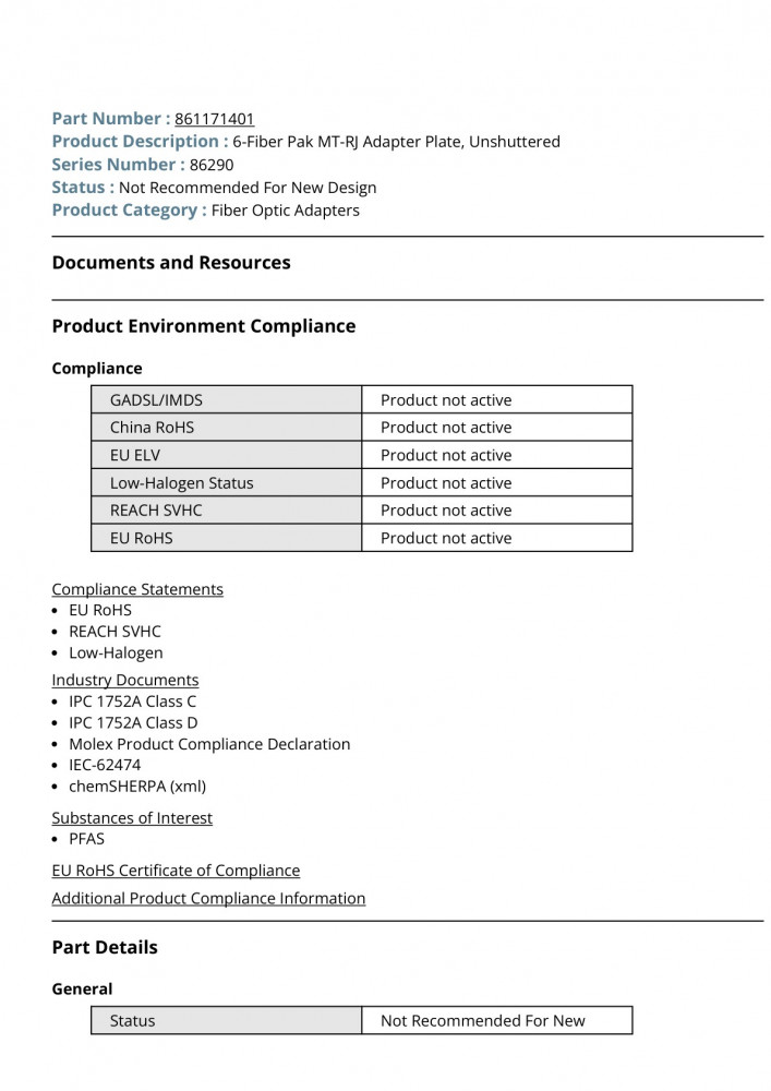 861171401 product document preview, page 1