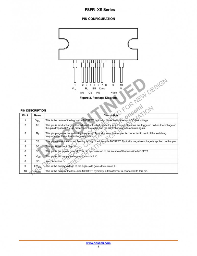 FSFR-XS datasheet page 4