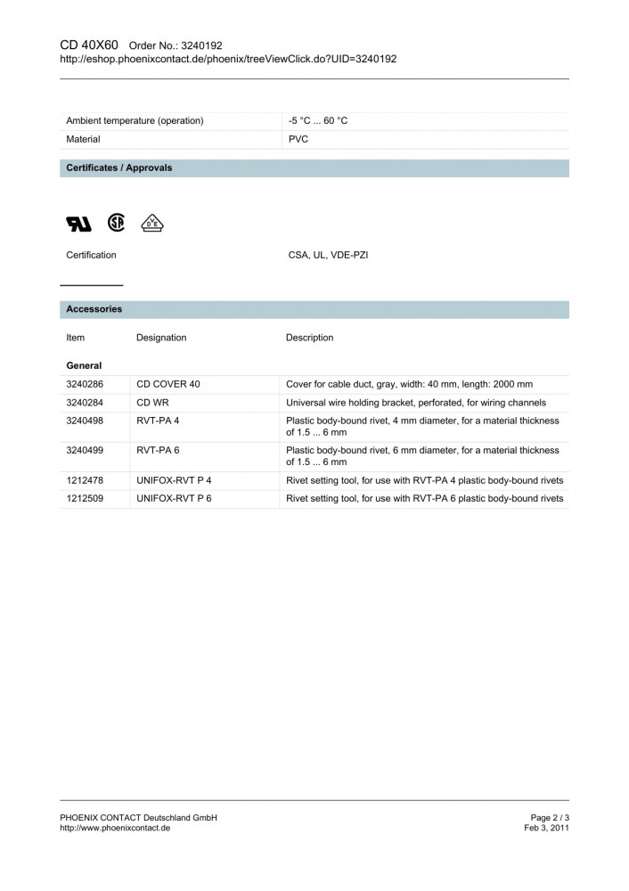 Product document image, page 2
