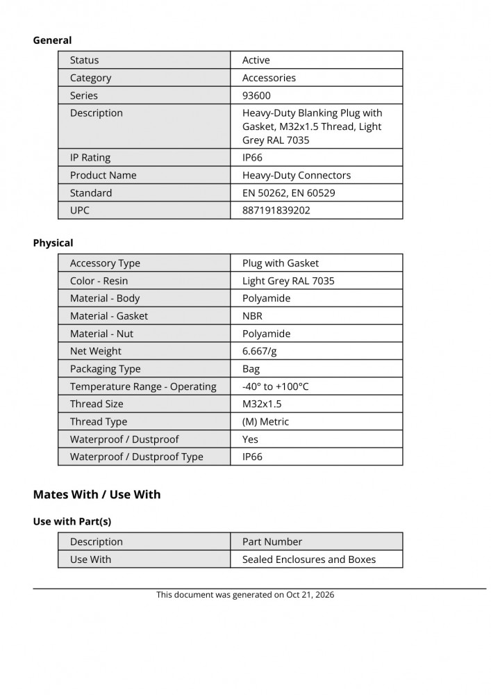 MOLEX 936000168 product document image, page 2