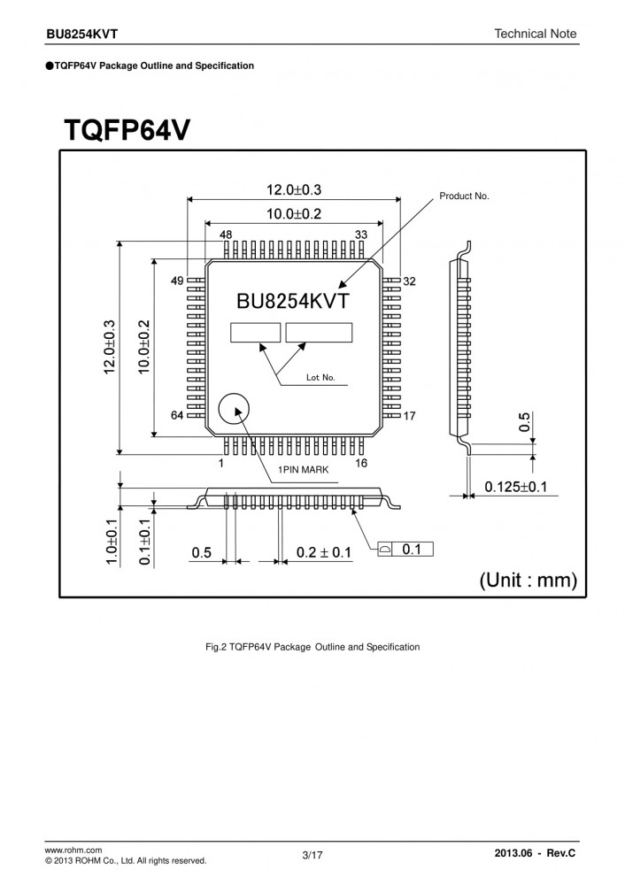 BU8254KVT-E2 technical document page 3