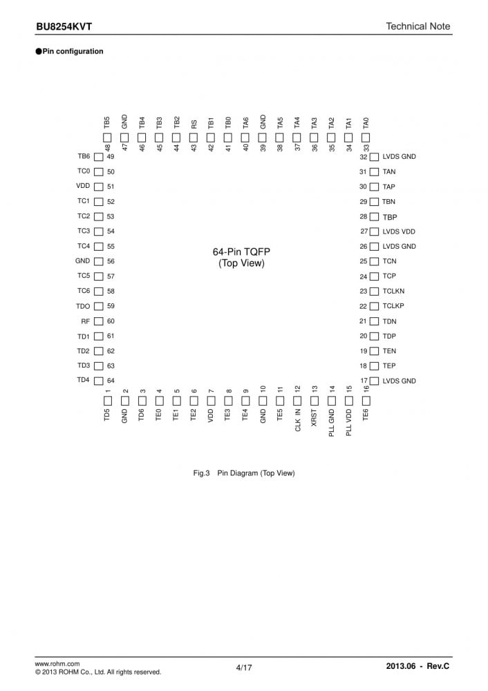 BU8254KVT-E2 technical document page 4