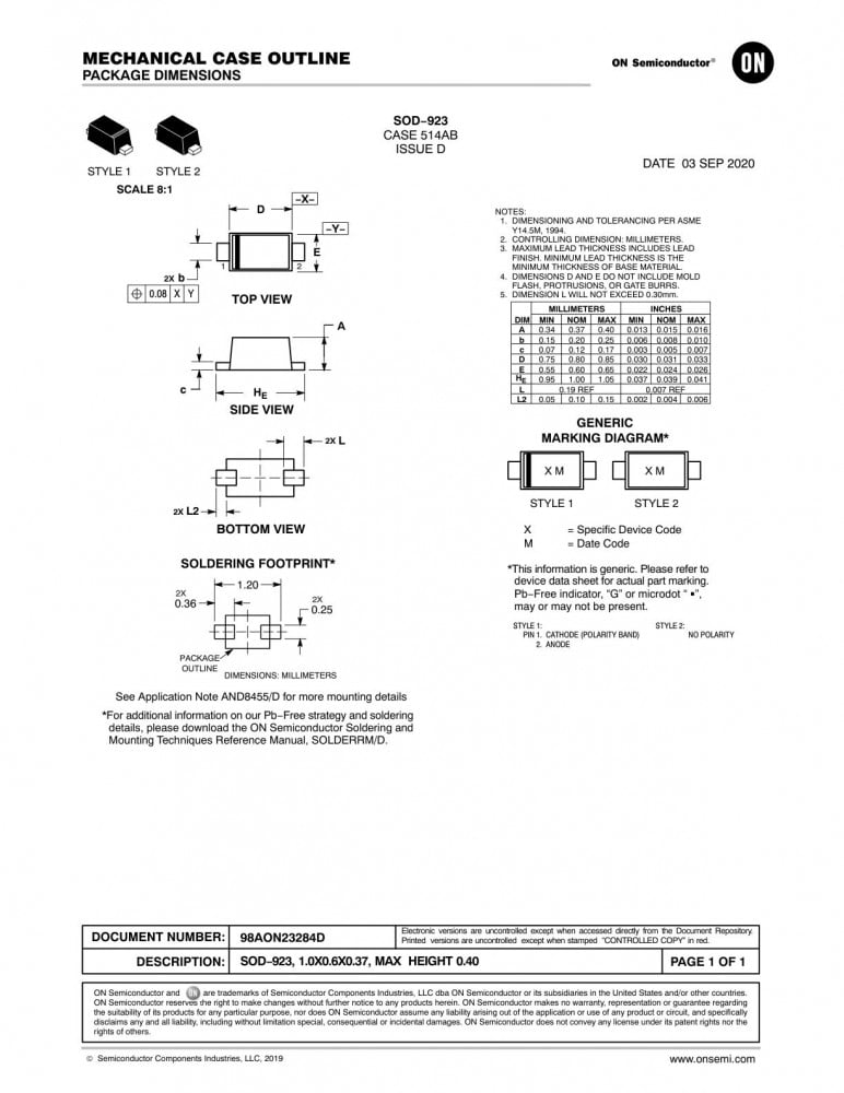 SZESD7351HT1G technical document page 8