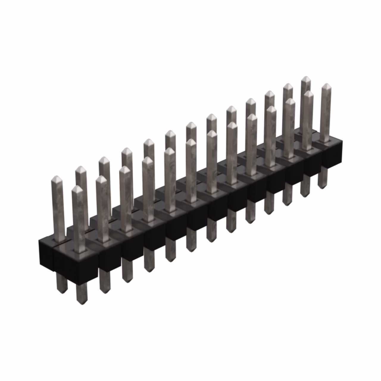 C-Grid Header, 2.54mm Pitch, Through Hole, Dual Row, Vertical, 26 Circuits, 2.54µm Tin (Sn) Plating, Tray Packaging, Lead-Free for sale