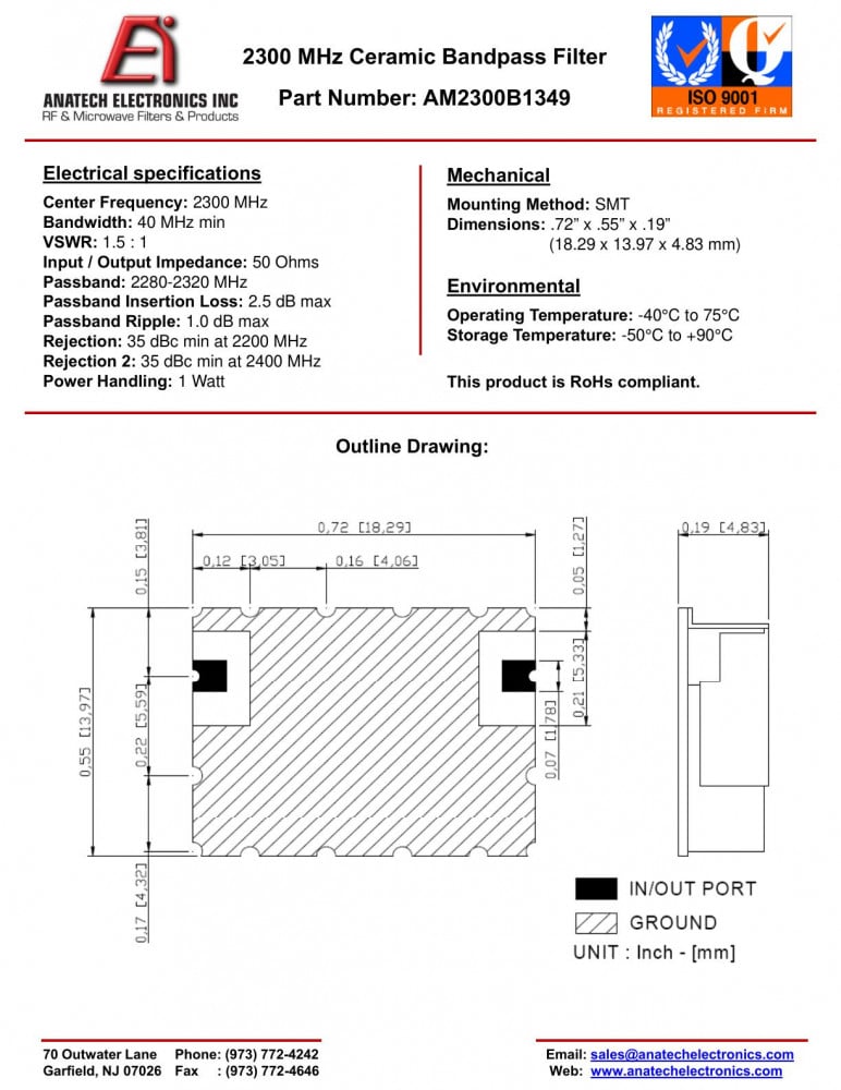 AM2300B1349 technical document page