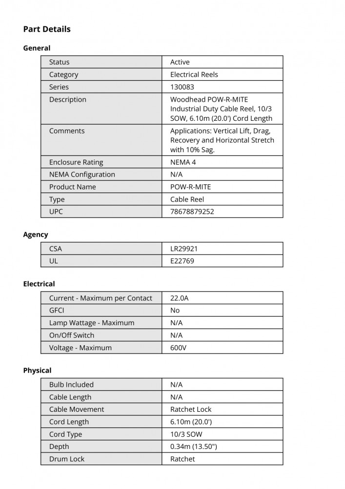 MOLEX 130084-0318 product drawing, page 2