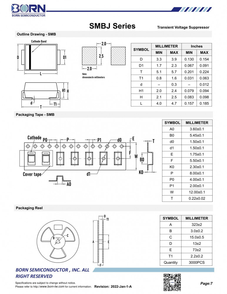 BORN SMBJ Series datasheet page 7