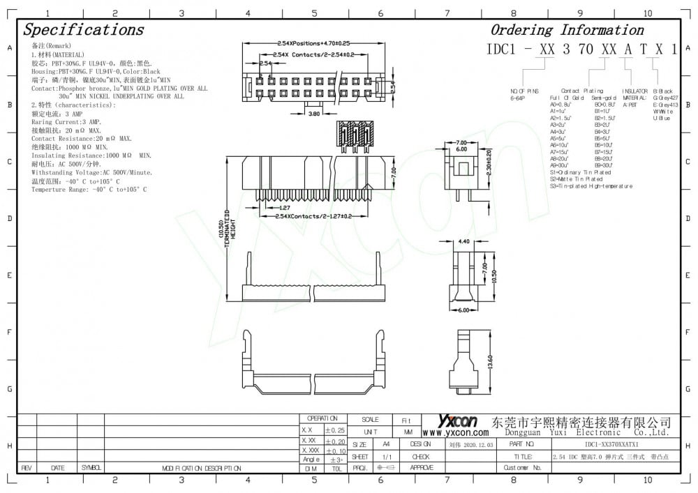 IDC1-34370B0ATB1 technical document preview
