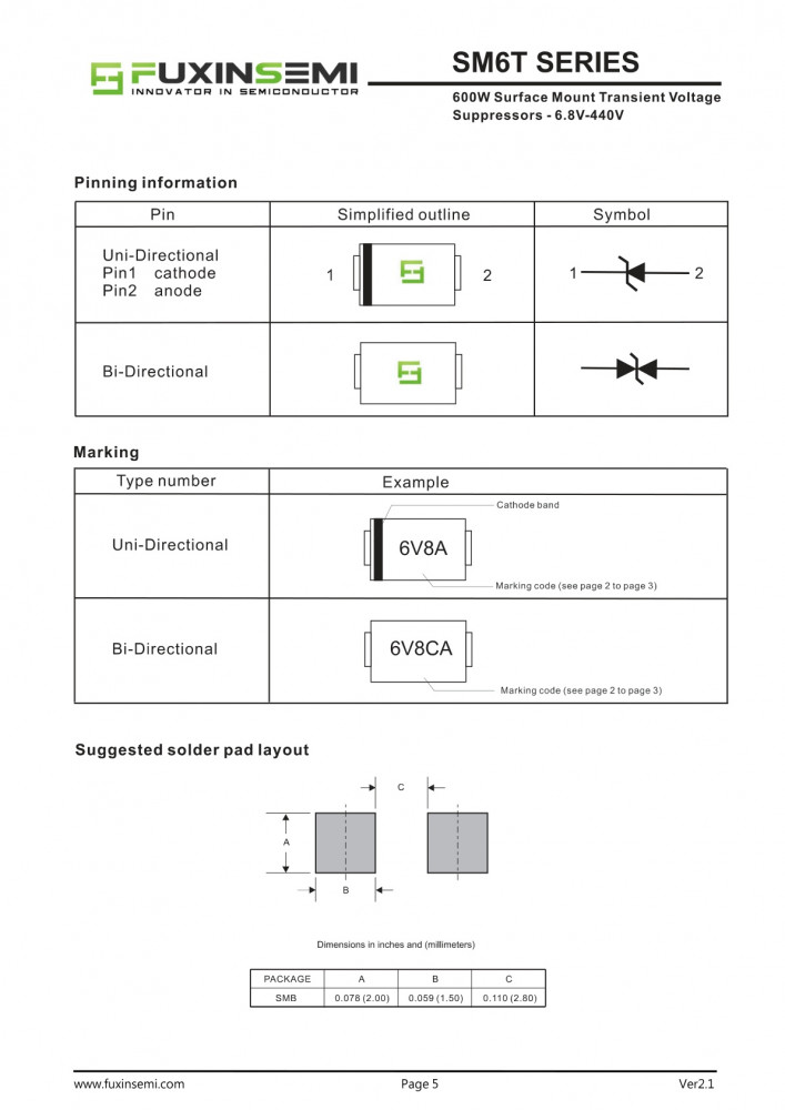 SM6T33A datasheet page 5