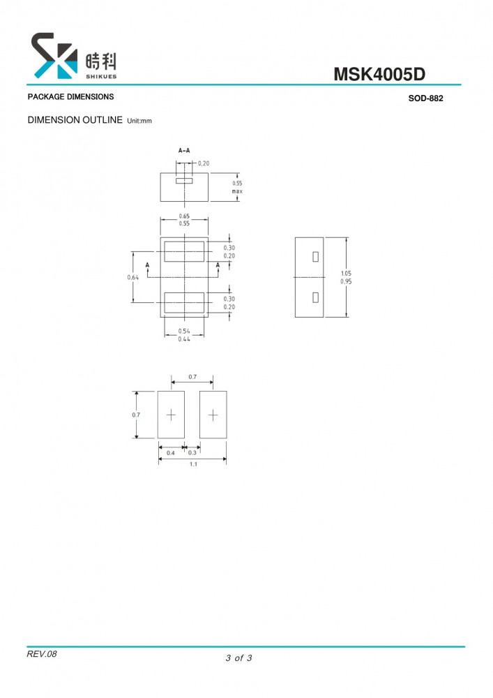 MSK4005D datasheet page 3