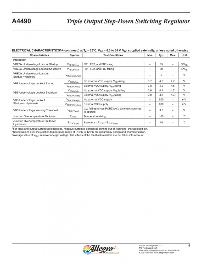 A4490EESTR-T datasheet page 6