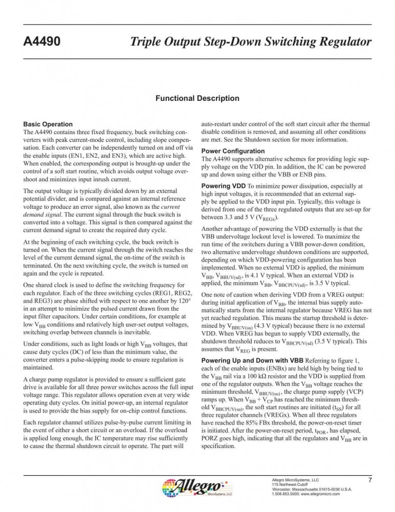 A4490EESTR-T datasheet page 7