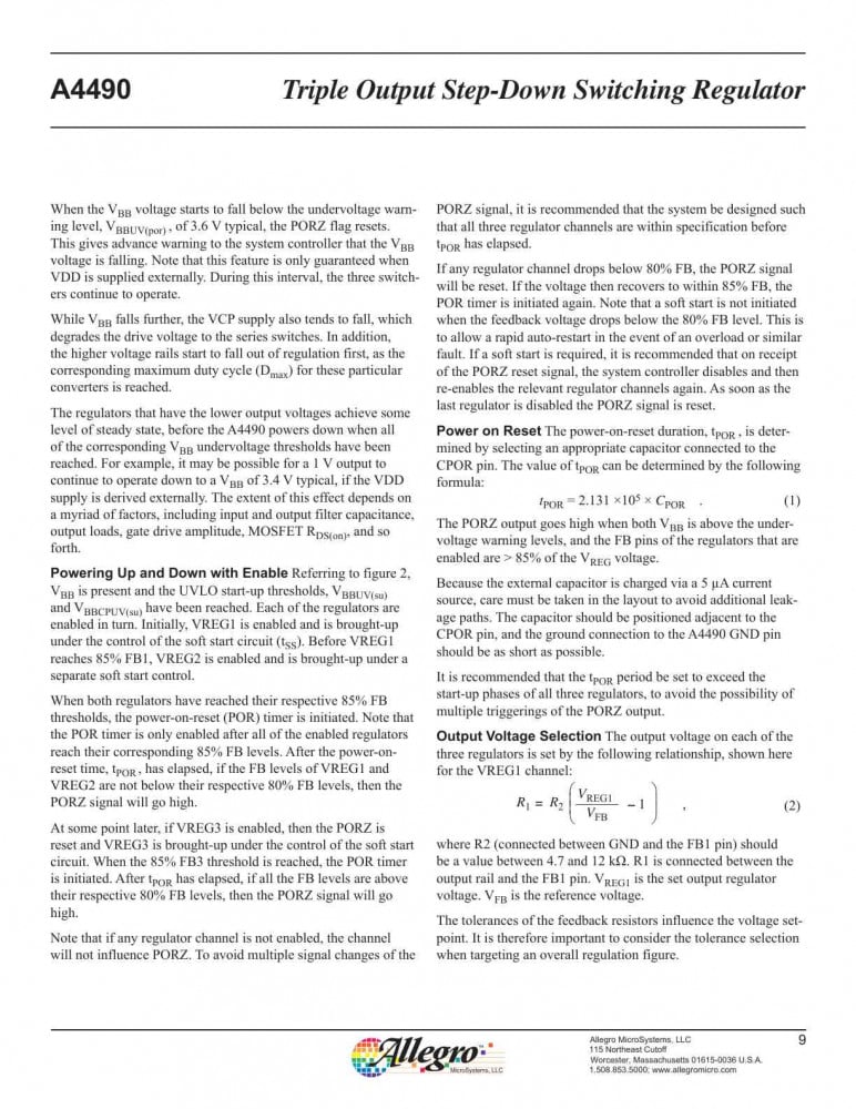 A4490EESTR-T datasheet page 9