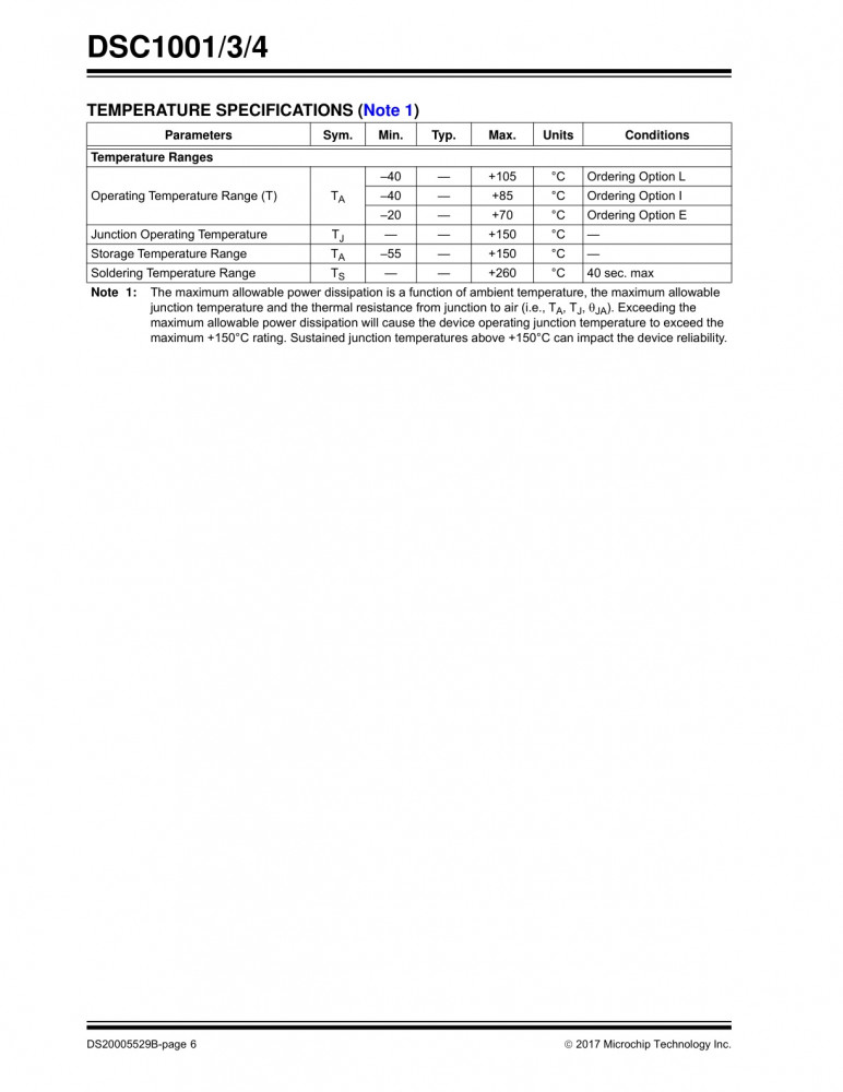 DSC1001 technical document page 6