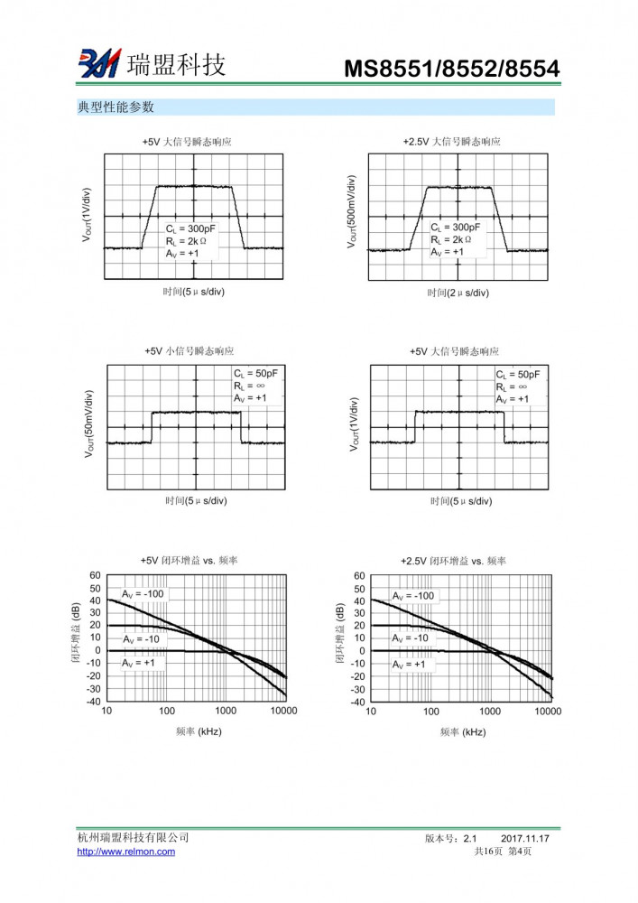 MS8552 datasheet page 4