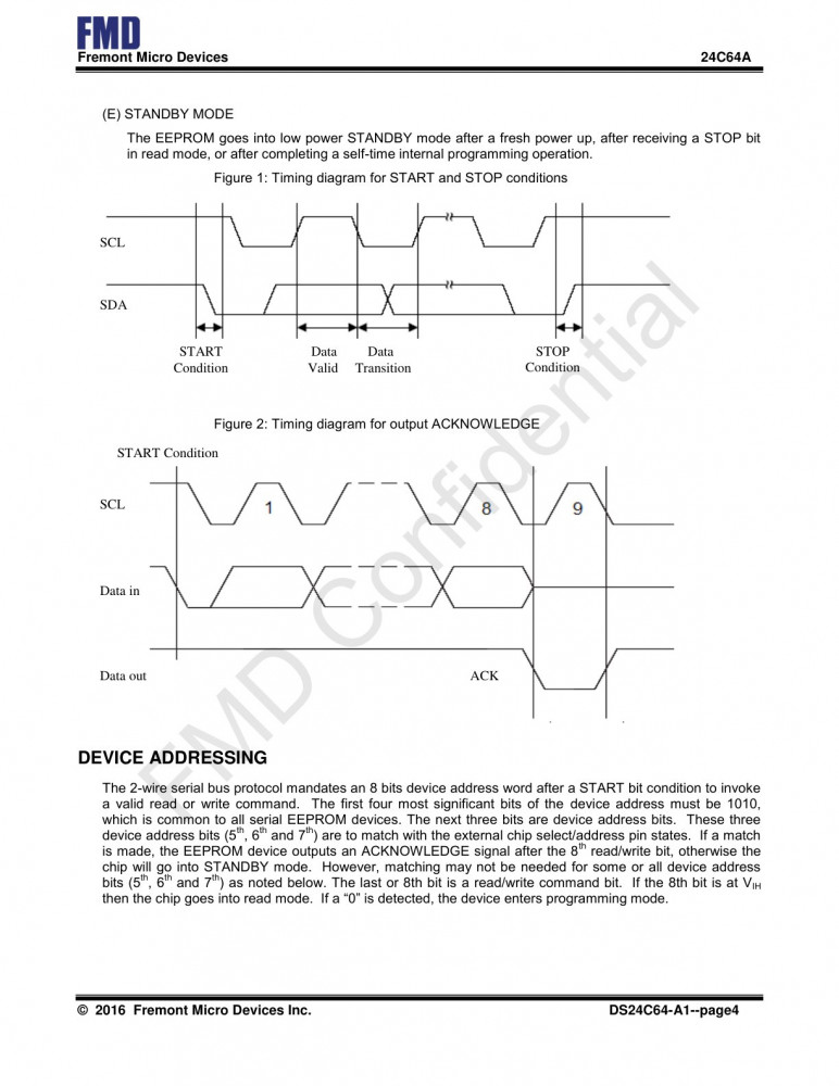 FT24C64A datasheet page 4