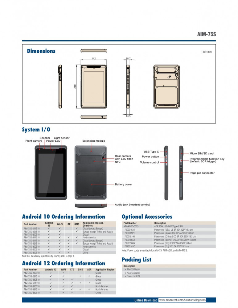 ADVANTECH AIM product documentation page 2
