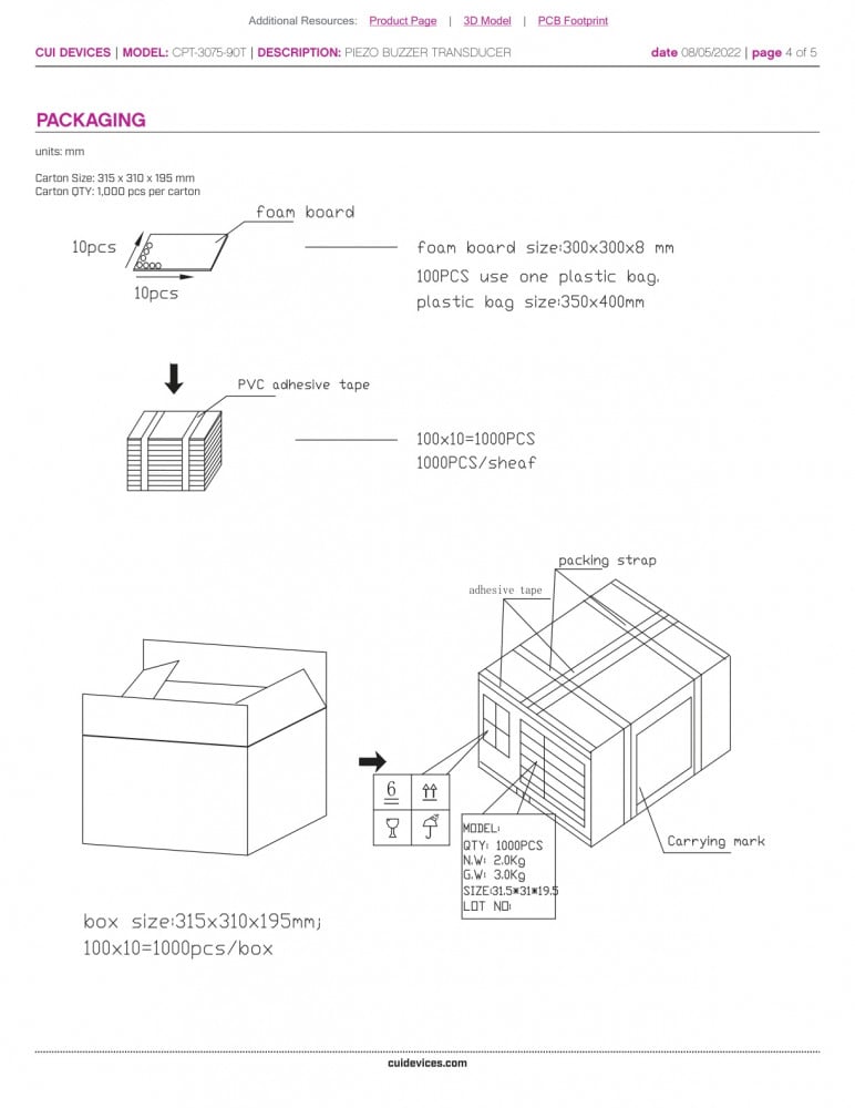 CPT-3075-90T datasheet page 4