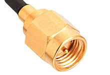 SMA Plug, Straight, Solder, RG-402 (.141