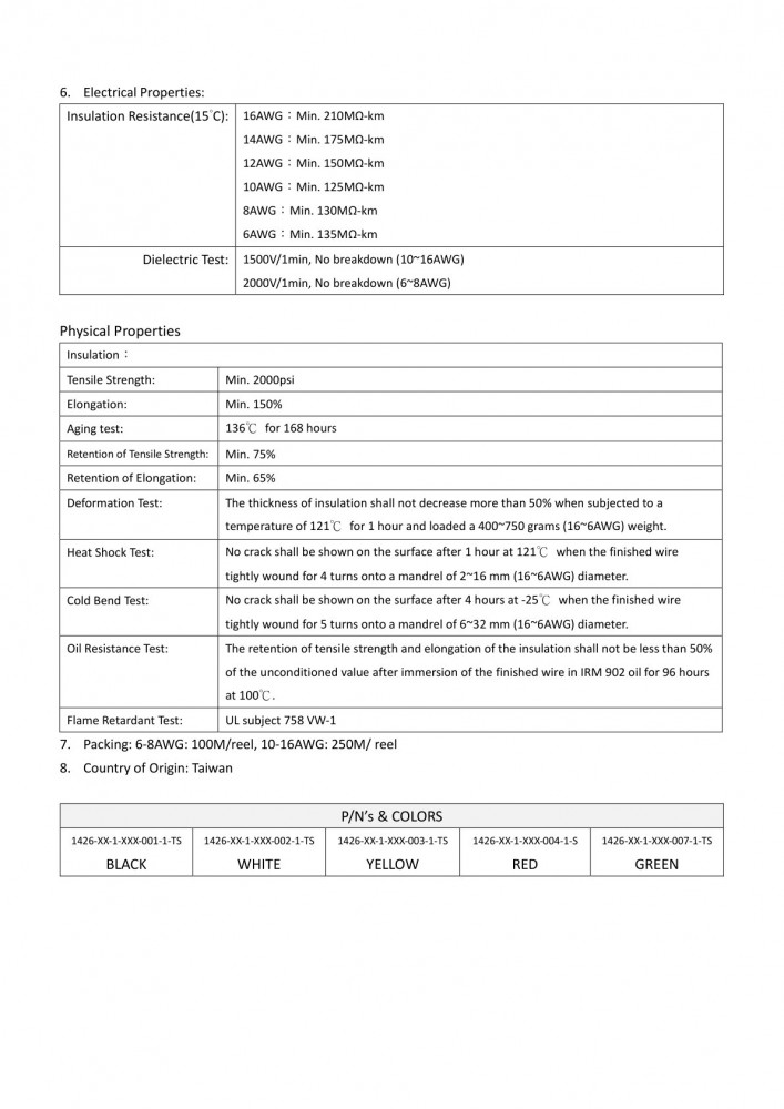 CNC Tech marine cable technical document page 2