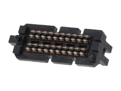 SEARAY Slim Receptacle, 40 Circuits, 8.00mm Unmated Height, 4 Rows, with Pegs, Solder Charge