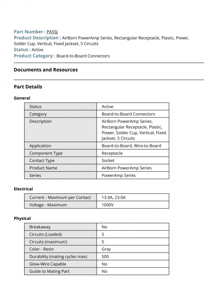 PA5SJ technical document image, page 1
