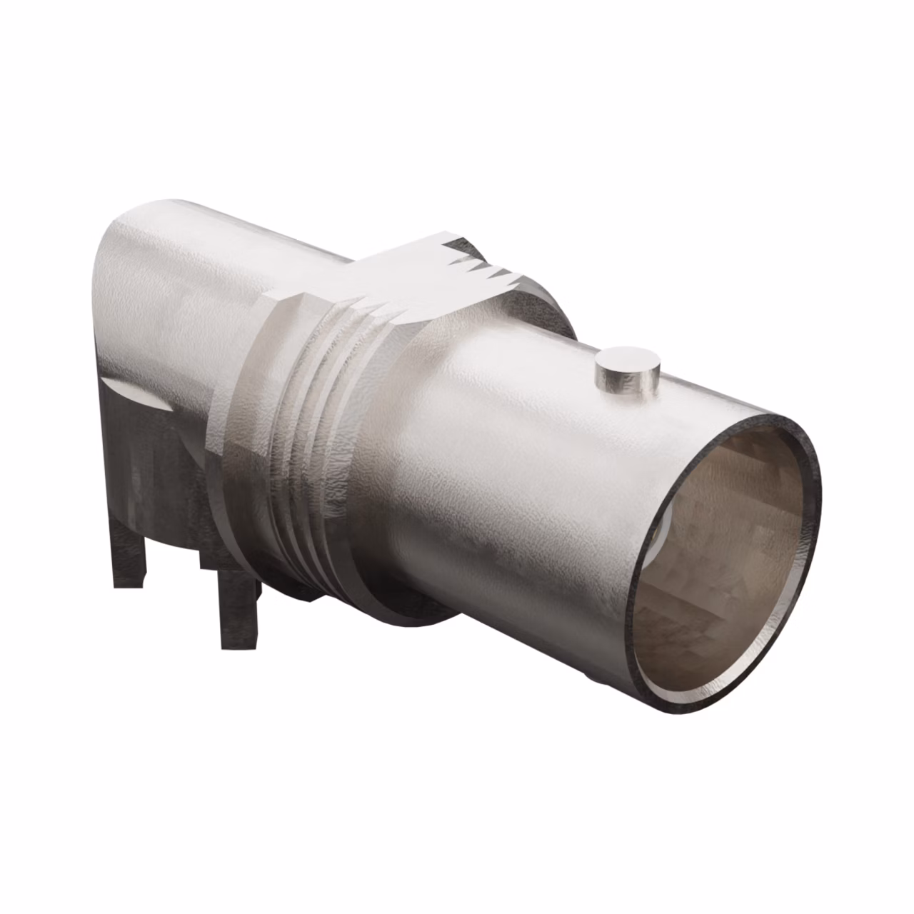 BNC Jack, Right-Angle, Bulkhead Receptacle, PCB, Through Hole, Hardware Not Included, 0.25µm Gold (Au), 3 GHz, Tray, 75 Ohms for sale